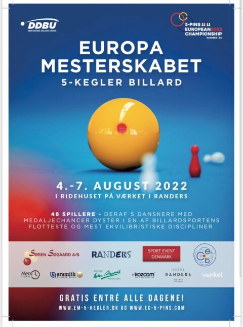 Den Danske Billard Union – 3-bande carambole – Keglebillard – Pool ...