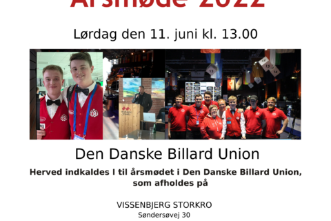 Den Danske Billard Union – 3-bande carambole – Keglebillard – Pool ...