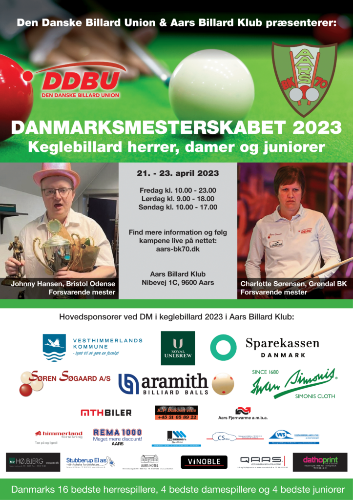 Keglebillard | Danmarksmesterskabet 2023 i Keglebillard for damer ...